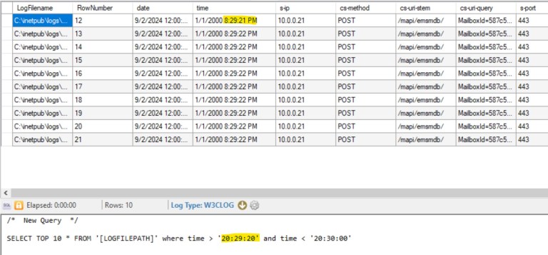 🧮Mastering LogParser for Exchange and IIS: Powerful Queries Made Simple – EWS Free Area